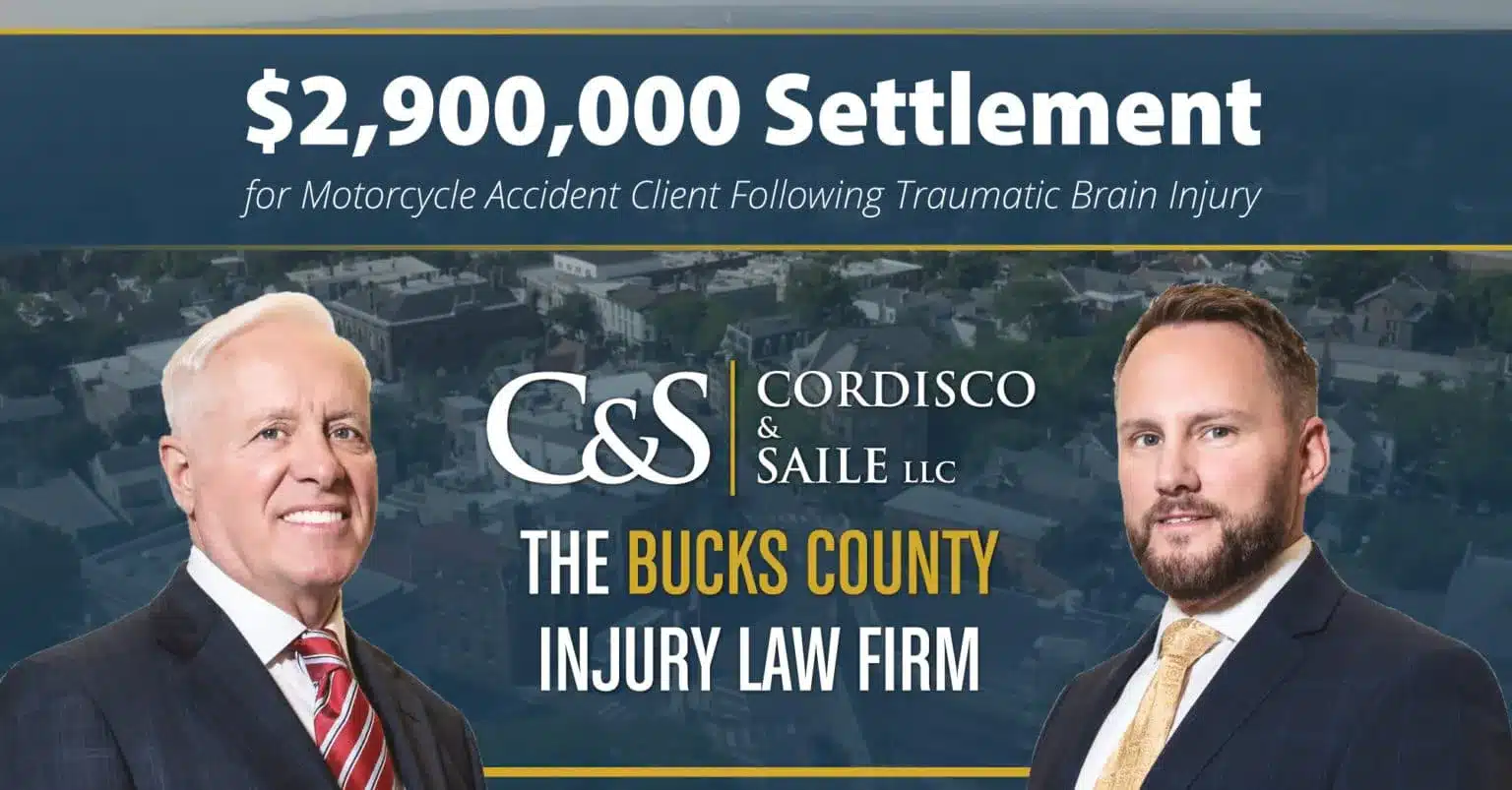$2,900,000 Settlement for Motorcycle Accident Client Following Traumatic Brain Injury | Cordisco ...
